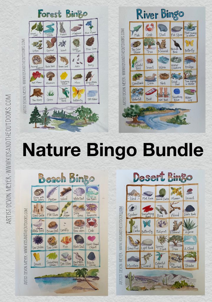 Nature Bingo Bundle - kidsandtheoutdoors.com